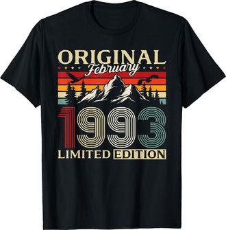 Generic 33. Geburtstag Februar 1993 Original Limited Edition T-Shirt