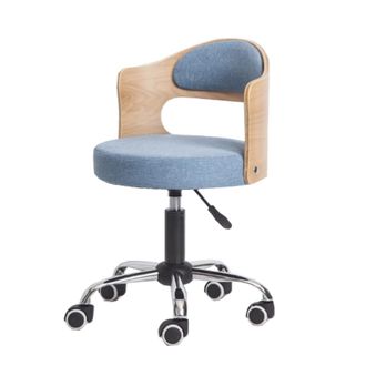 Generic B&uuml;rostuhl, Breite Sitzfl&auml;che, Armlose, H&ouml;henverstellbare Computerst&uuml;hle, Geeignet for Das Heimb&uuml;ro, Kann 75 Kg Tragen(Color5)