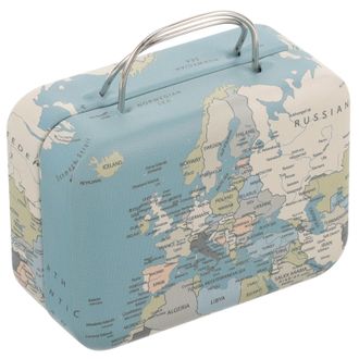 DOITOOL Retro Mini Metallkoffer Wimpern Aufbewahrungsbox mit Henkel Stabiles Make up Etui f&uuml;r Schmuck und Kleinteile Handlicher Vintage Reise Koffer f&uuml;r Kosme