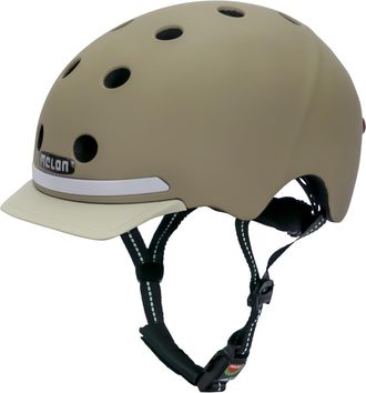 Melon Fahrradhelm E-Series für Damen & Herren | sicherer Cityhelm mit Beleuchtung | Front- und Rücklicht, Magnetverschluss, individuell anpassbar (Moonlight