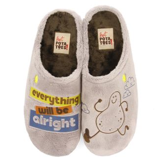 Hot Potatoes Hot Potatoes Herren Genesee Slipper, grau, 40 EU