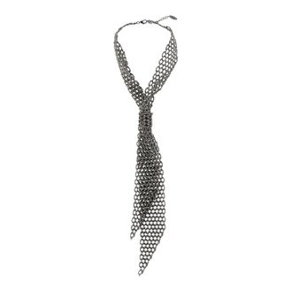 Brunello Cucinelli Sterling Silber Krawatte - - Accessories - Damen - Schwarzk - ONE SIZE