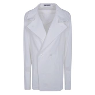 Issey Miyake Chemise Monsieur - Femme - Blouses et Chemises - Blanc - Taille: 42 FR