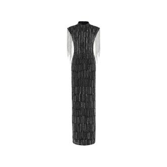 Pinko Pinko, Femme, Robes, Noir, Taille: 38 FR Robes Maxi