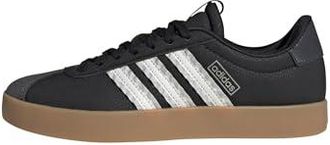 adidas Femme VL Court 3.0 Shoes, Core Black/Core White/Cyber met., 41 1/3 EU
