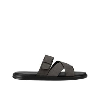 Doucal's Homme, Chaussures, Gris, Taille: 42 EU Sandalo cinturini multipli