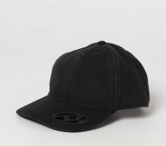 Diesel Casquette de baseball C-Plak en serg&eacute; de coton avec logo Oval D