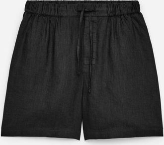 Arket Leinen-Shorts -Schwarz