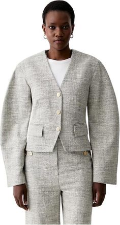 Nanushka Femme, Vestes, Gris, Taille: 38 FR Kiyo Blazer