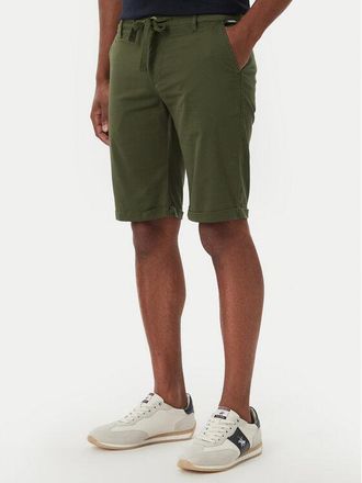 Beverly Hills Polo Club Stoffshorts P-SS26M-B476380 Gr&uuml;n Regular Fit