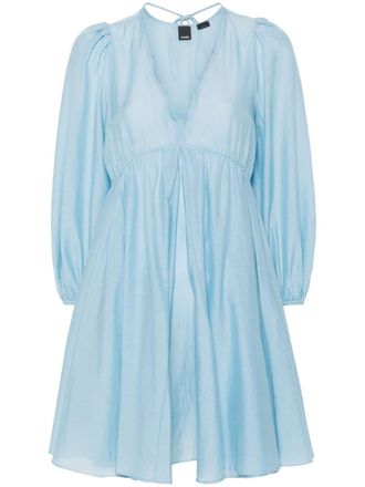 Pinko robe courte Beowulf - Bleu