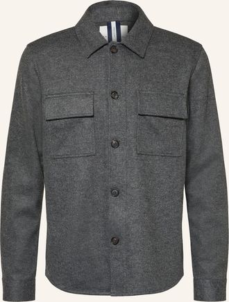 Profuomo Profuomo Flanell-Overshirt grau