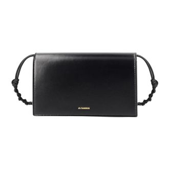 Jil Sander Tangle Wallet mit Riemen - - Bags - Damen - Schwarzk - ONE SIZE