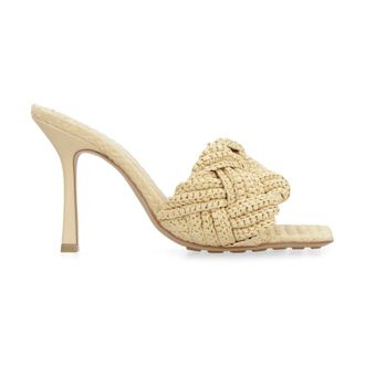 Bottega Veneta Femme, Chaussures, Beige, Taille: 39 1/2 EU Lido Mule