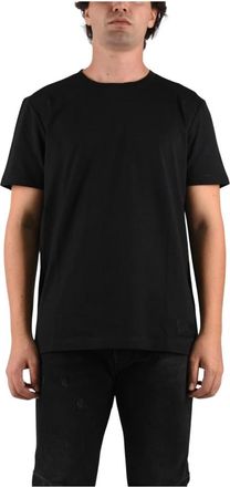 Dondup Jersey-T-Shirt mit Rundhalsausschnitt - - Tops - Herren - Schwarzk - 2XL