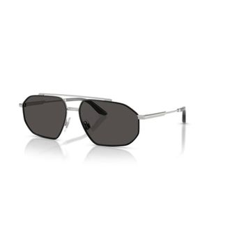 Dolce & Gabbana Homme, Accessoires, Gris, Taille: 59 MM Lunettes de soleil Aviateur