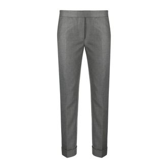 Thom Browne Signature Gestreifte- taillierte Hose - - Trousers - Damen - Grau - XL