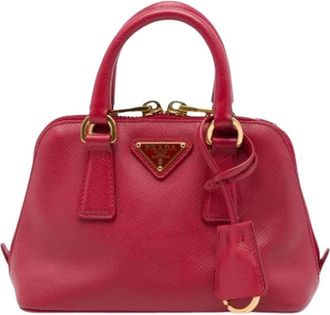 Prada Sac Mini Promenade Pre-owned - Femme - Pre-owned - Rouge - Taille: ONE Size