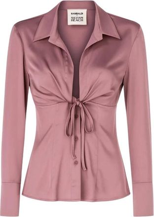Silvian Heach Femme, Blouses et Chemises, Violet, Taille: 34 FR Sanage Shirt