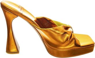 Jeffrey Campbell Femme, Chaussures, Orange, Taille: 38 EU Mules &agrave; talons
