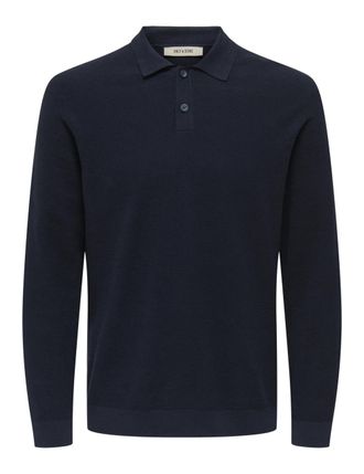 Only & Sons Onstony Reg 12 Ls Waffle Polo Knit