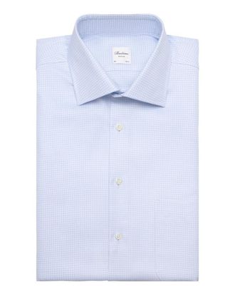 Stenstr&ouml;ms Kurzarmhemd mit Kleinmuster aus Twofold Super Cotton, Regular in