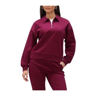 Calvin Klein Damen, Sweatshirts & Hoodies, Rot, XLGr&ouml;&szlig;e