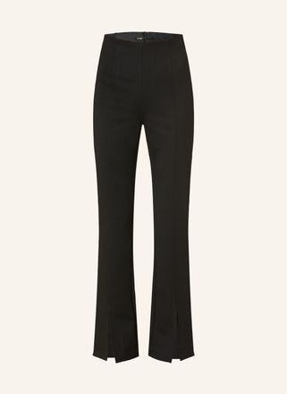 Maje Bootcut-Hose schwarz