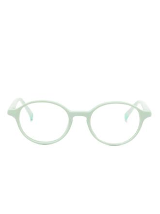 Etnia Barcelona Dixie Brille mit rundem Gestell - Gr&uuml;n