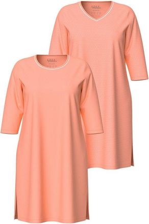 Ulla Popken Bigshirt Bigshirts 2er-Pack Rundhals/ V-Ausschnitt 3/4-Arm