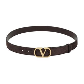 Valentino Garavani G&uuml;rtel H. 30 - - Accessories - Herren - Braun - 90 CM