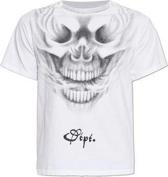Gallery Dept. Homme, Tops, Blanc, Taille: XS Skull Tee