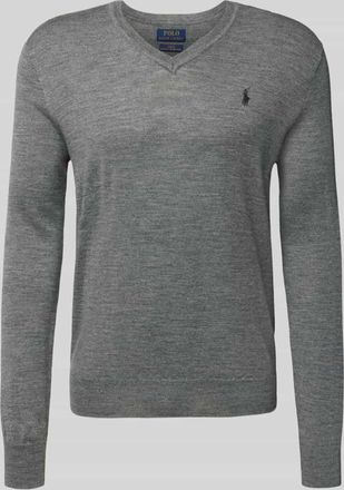 Polo Ralph Lauren Strickpullover aus Merinowolle mit V-Ausschnitt