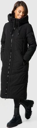 Marikoo Winterjacke Nadaree XVI Stepp Mantel mit großer Kapuze