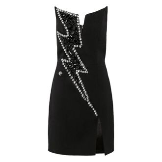 Philipp Plein Mini Dress Thunder - - Dresses - Damen - Schwarzk - S
