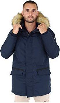 Redskins Exit Quebec Parka, Bleu (Dark Navy), (Taille Fabricant: Large) Homme
