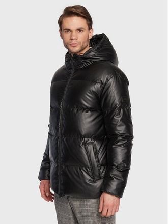 Karl Lagerfeld Jacke aus Kunstleder 505045 524549 Schwarz Regular Fit