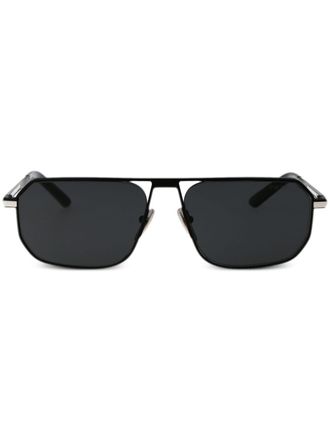 Prada lunettes de soleil OPRA53S à monture rectangulaire - Noir