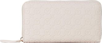Valentino Geldb&ouml;rse Samba Re Zip Around Wallet Ecru Creme