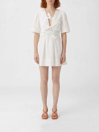 Ganni Robe GANNI Femme couleur Blanc