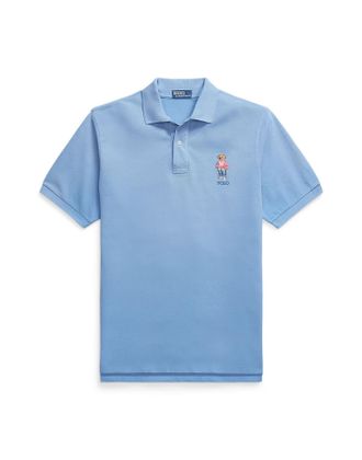 Ralph Lauren CUSTOM SLIM POLO BEAR MESH POLO SHIRT