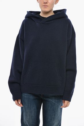 Dsquared2 Pullover aus Schurwolle mit aufgesetzter Tasche und Kapuze Dsquared2