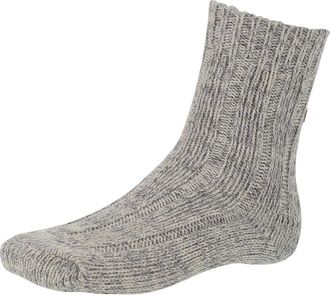 Birkenstock Homme, Sous-v&ecirc;tements, Gris, Taille: M Chaussettes c&ocirc;tel&eacute;es en m&eacute;lange de coton Gris clair
