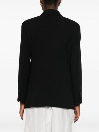 Max Mara Virgin Wool Blazer - Black
