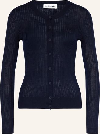 Lacoste Strickjacke blau