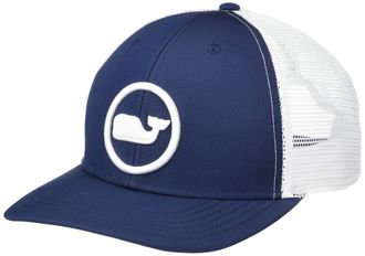 Vineyard Vines Herren Whale Dot Performance Trucker Hat Baseballkappe, Blauer Blazer, Einheitsgr&ouml;&szlig;e