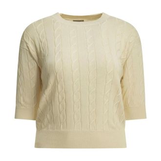 Rakk&igrave; Pull col rond Almeria - Femme - Pulls - Beige - Taille: 42 FR