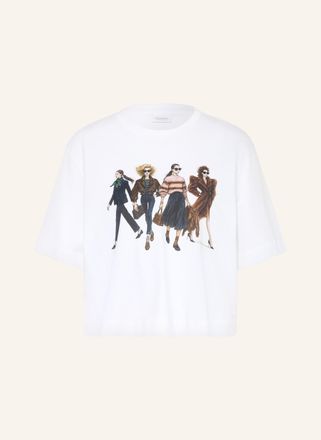Rich & Royal T-Shirt Mit Schmucksteinen weiss