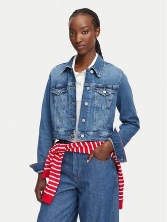 Tommy Jeans Jeansjacke Trucker DW0DW22898 Blau Slim Fit