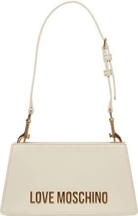 Love Moschino Hobo Bags - Shoulder Bag With Logo Writing - Gr. unisize - in Grau - für Damen